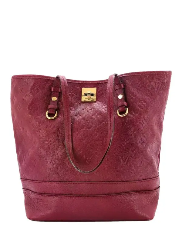 LOUIS VUITTON Citadine Gm Tote Bag In Monogram Empreinte Leather - Pink