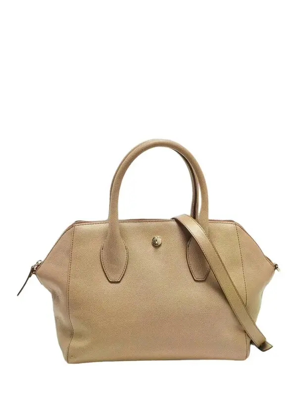 Furla Olimpia Leather Satchel Bag - Neutrals