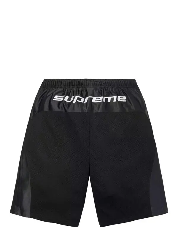 Supreme X Jordan Logo-patch Shorts - Black