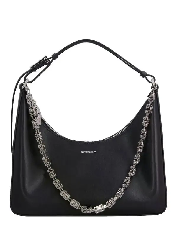 Givenchy Moon Cut Out Shoulder Bag - Black