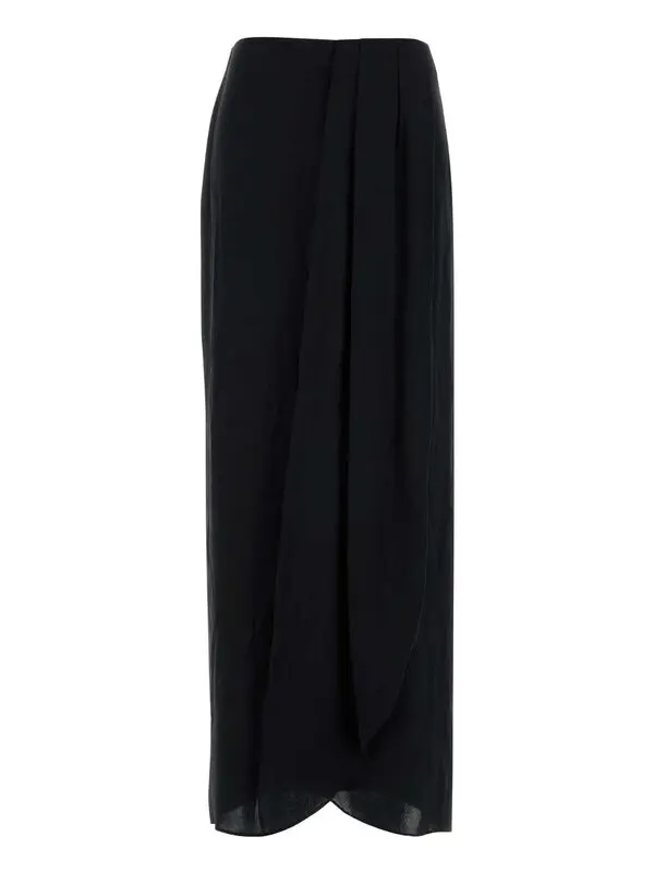 MAISON MARGIELA Satin Skirt - Black