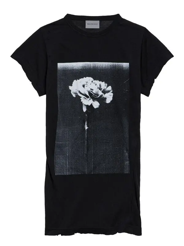 Balenciaga The Song Of The Highest Tower Small Fit T-shirt - Black
