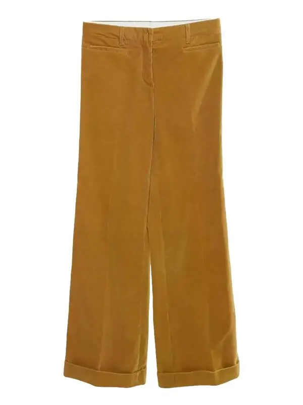 Miu Miu Corduroy Wide-leg Trousers - Neutrals