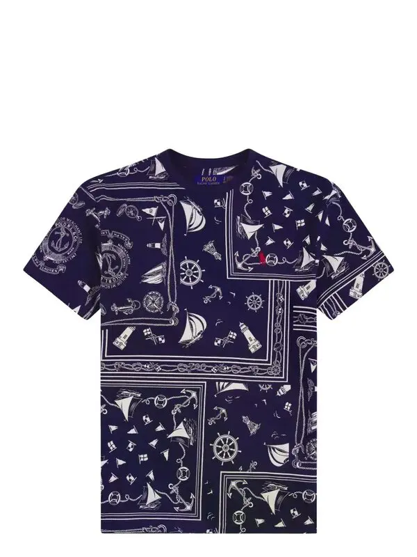 Polo Ralph Lauren Bandanna-print T-shirt - Blue
