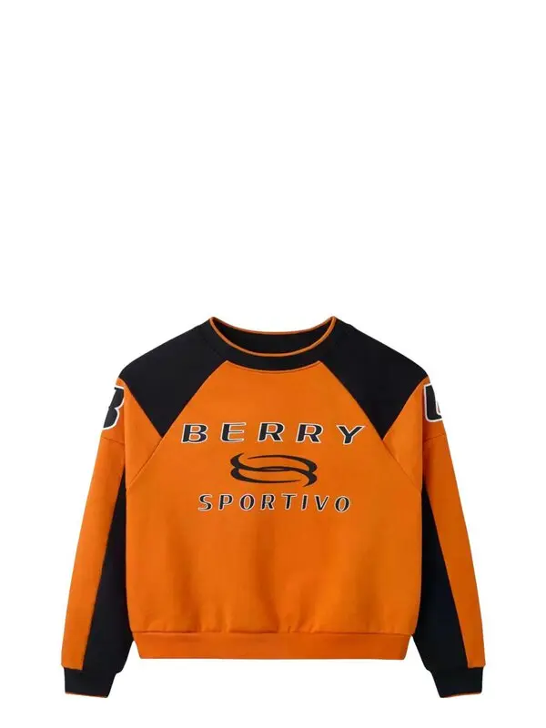 GV GALLERY Sportivo Print Sweatshirt - Orange