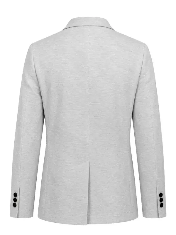 FRADI Single-breasted Jersey Blazer - Grey