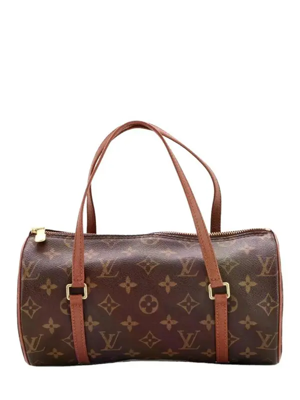LOUIS VUITTON Papillon Handbag Monogram Canvas 26 Satchel - Brown