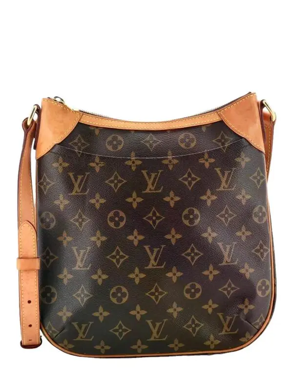 LOUIS VUITTON Monogram Canvas Odeon Mm Crossbody Bag - Brown