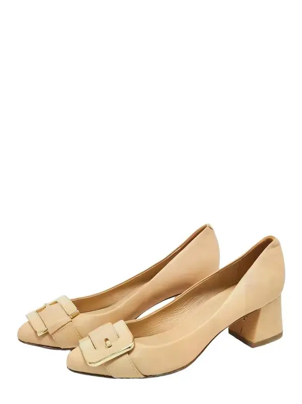 Tory Burch Maria Leather Pumps - Neutrals