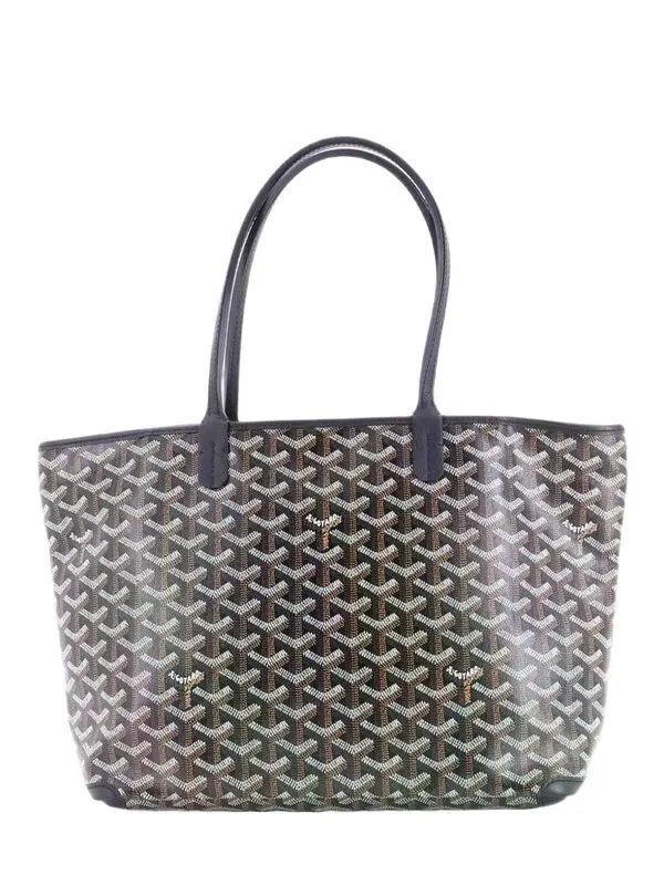 Goyard Artois Pm Coated Canvas Tote Bag - Black