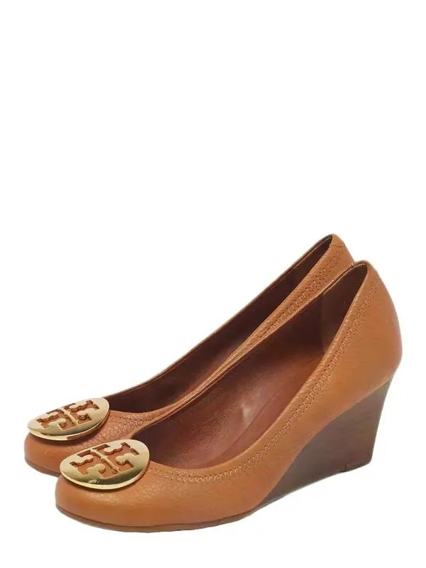 Tory Burch Sally Wedge Pumps - Brown