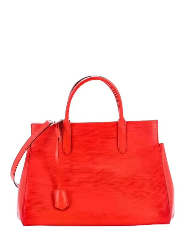 LOUIS VUITTON Epi Leather Satchel - Red