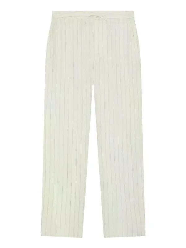 Frescobol Carioca Mendes Pinstripe Trousers - Neutrals