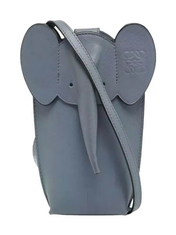 Loewe Elephant Pocket Crossbody Bag - Blue