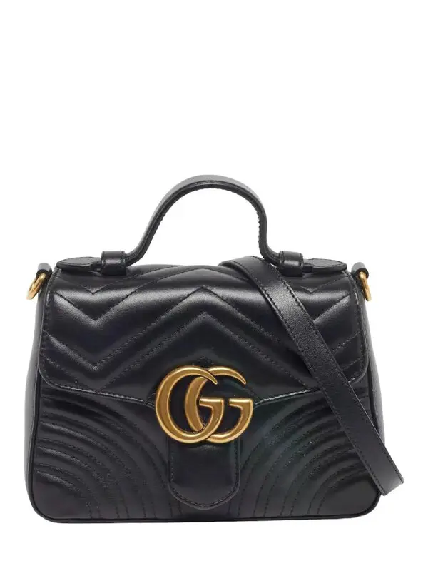 Gucci Gg Marmont Matelassé Tote Bag - Black