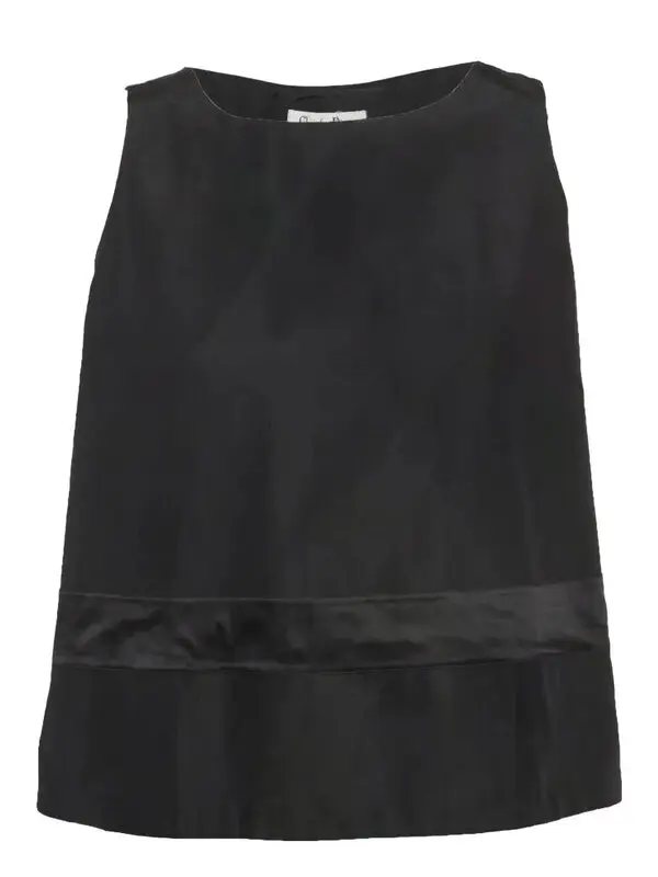 Dior Belted Blouse - Black