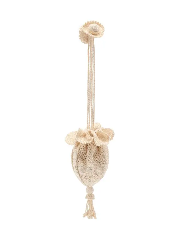 Ulla Johnson Crochet Mermaid Pouch - Natural