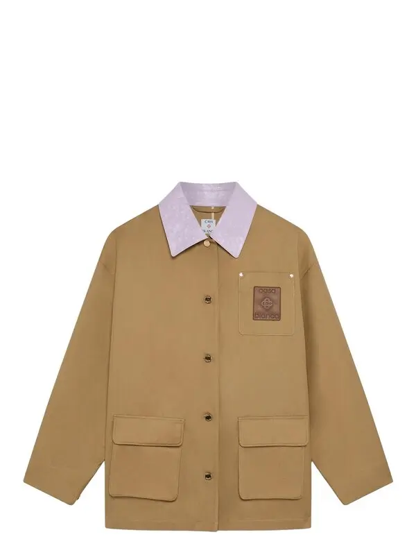 Casablanca Beige Heavyweight Pocket Jacket - Multicolor