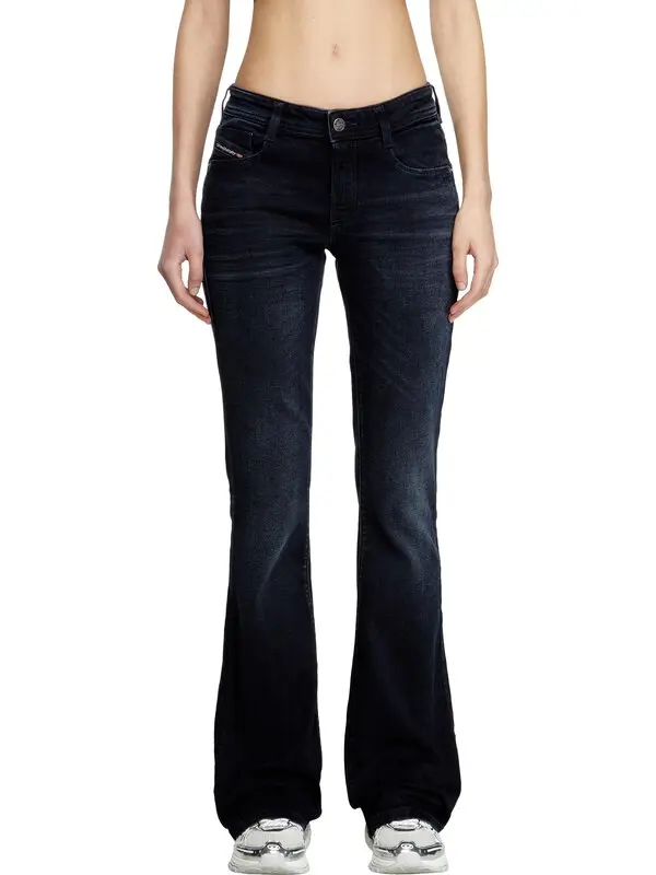 DIESEL® Bootcut Jeans Low Waist, Dark Wash - Blue