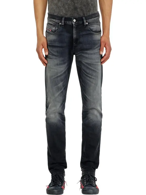 DIESEL® Slim Fit Regular Waist Jeans - Black