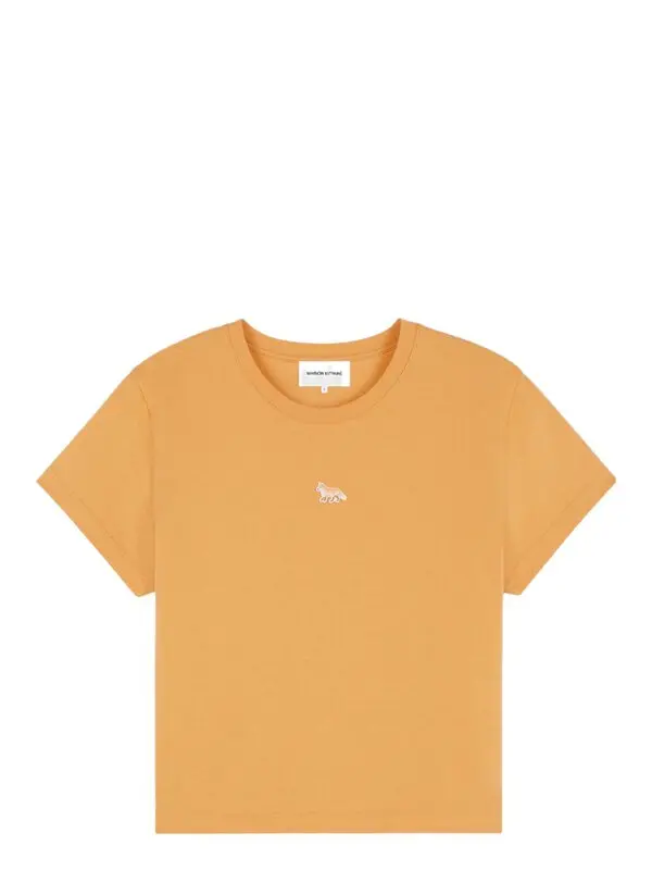 Maison Kitsuné Baby Fox Patch Crewneck T-shirt - Orange