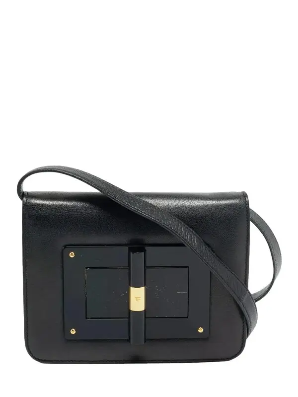 TOM FORD Small Natalia Turn-lock Crossbody Bag - Black