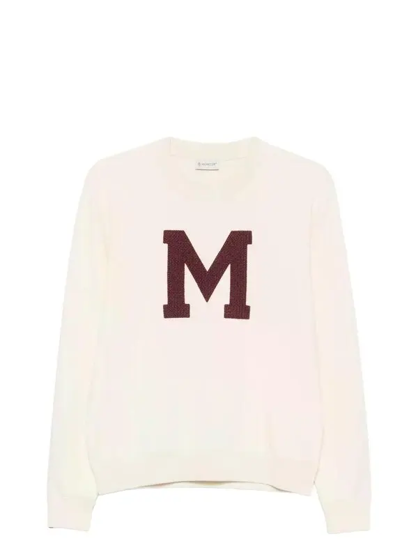 Moncler Logo Patch Sweatshirt - Neutrals