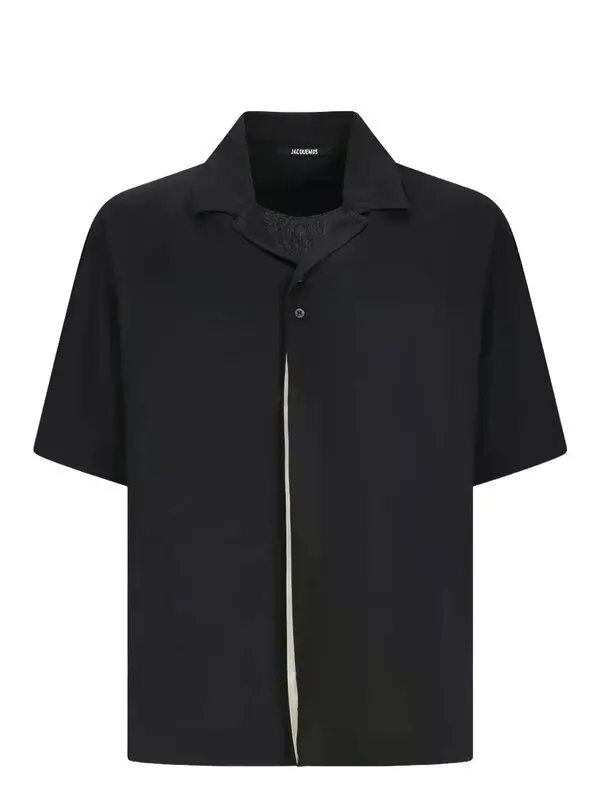 Jacquemus Jean Atelier Short-sleeve Shirt - Black