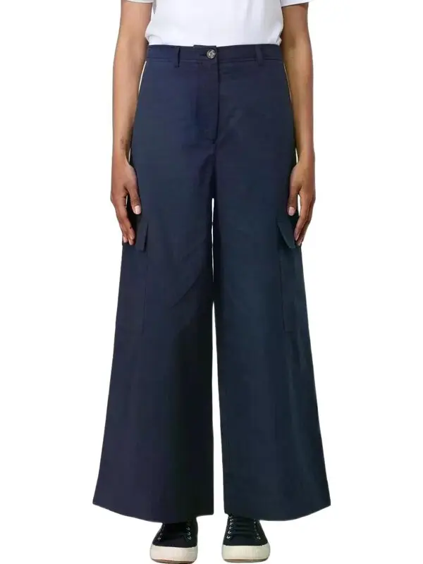 COLMAR Wide-leg Cargo Pants - Blue