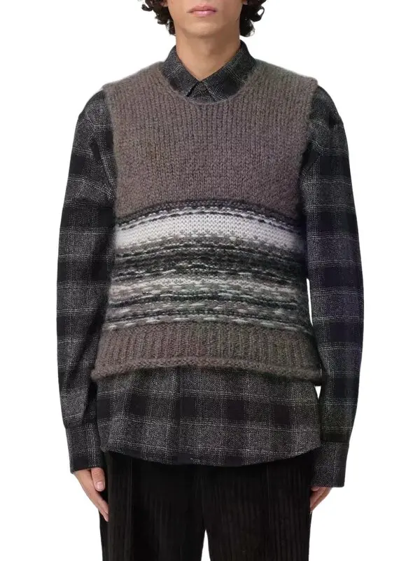 Our Legacy Fair Isle Knit Gilet - Brown