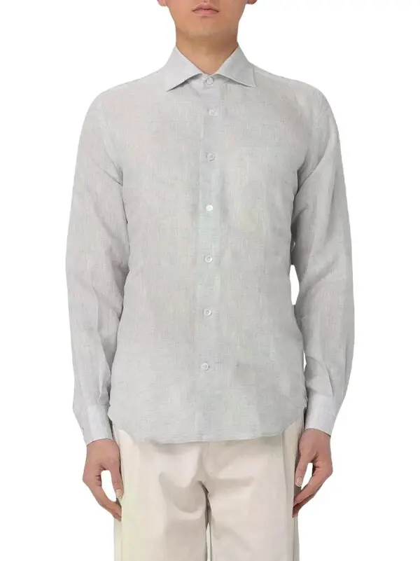 Eleventy Linen Shirt - Grey