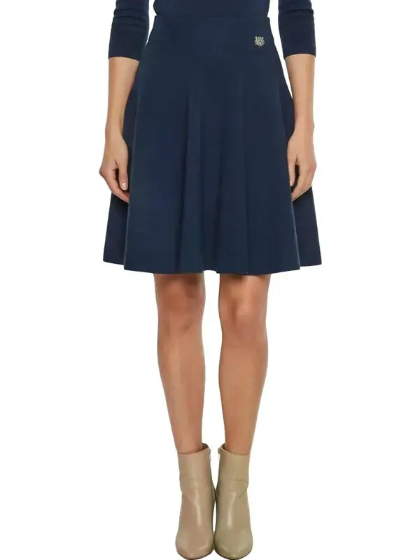 Kenzo Flared Midi Skirt - Blue