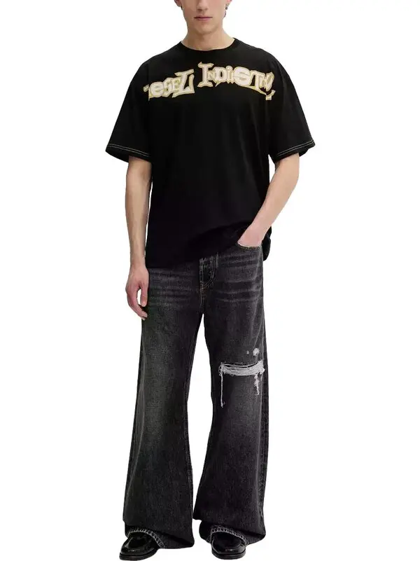 DIESEL® T-boxt-v3 Logo-print T-shirt - Black