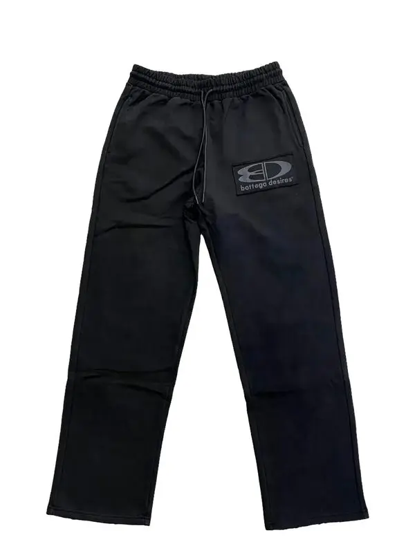 BOTTEGA DESIRES Logo-patch Track Pants - Black