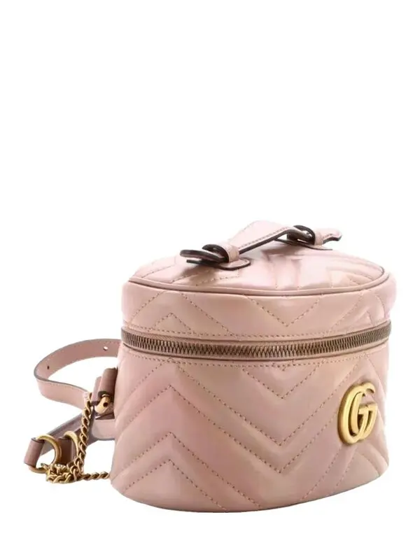Gucci Gg Marmont Mini Backpack - Neutrals