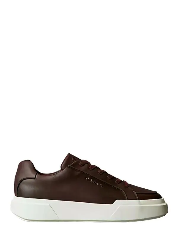 Calvin Klein Avenue Logo-embossed Sneakers - Brown