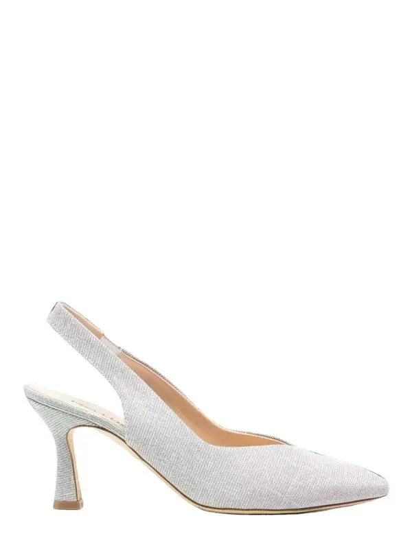 MELLUSO Linda Slingback Pumps - Silver