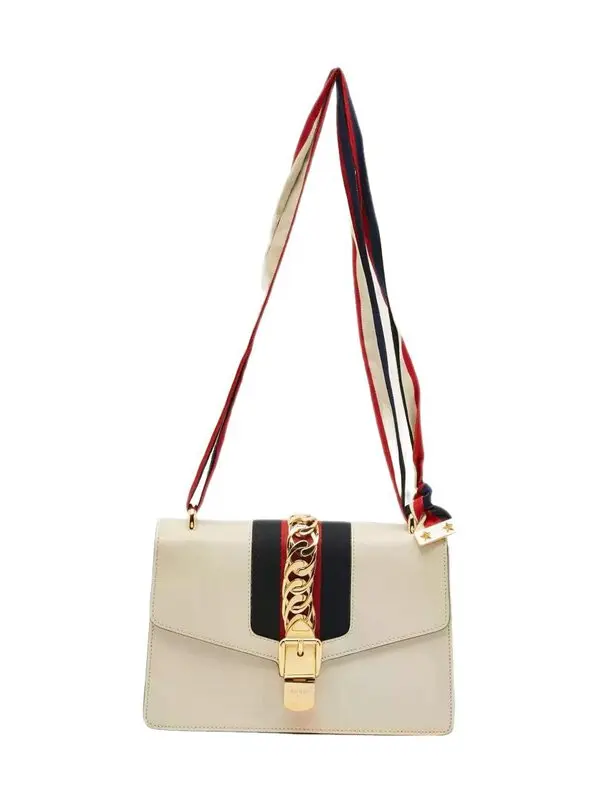 Gucci Sylvie Small Shoulder Bag - Neutrals