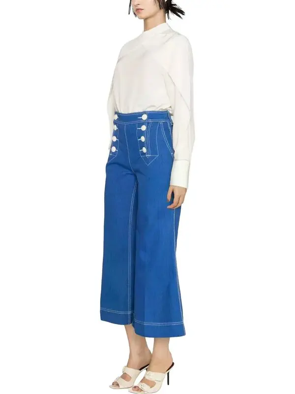 Zimmermann High Tide Sailor Jeans - Blue