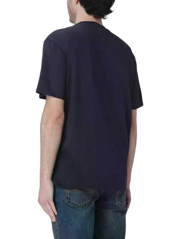 Premiata Logo-print Cotton T-shirt - Blue