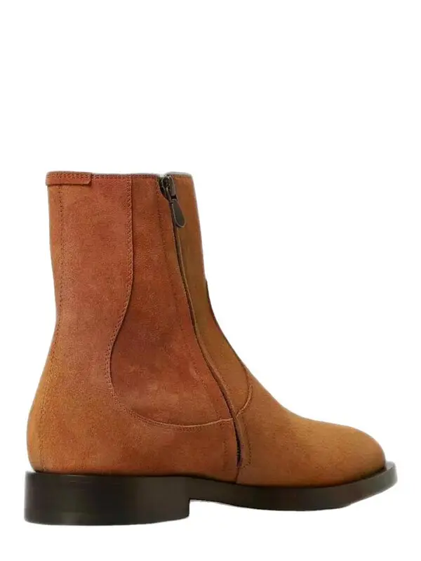 Brunello Cucinelli Suede Ankle Boots - Neutrals
