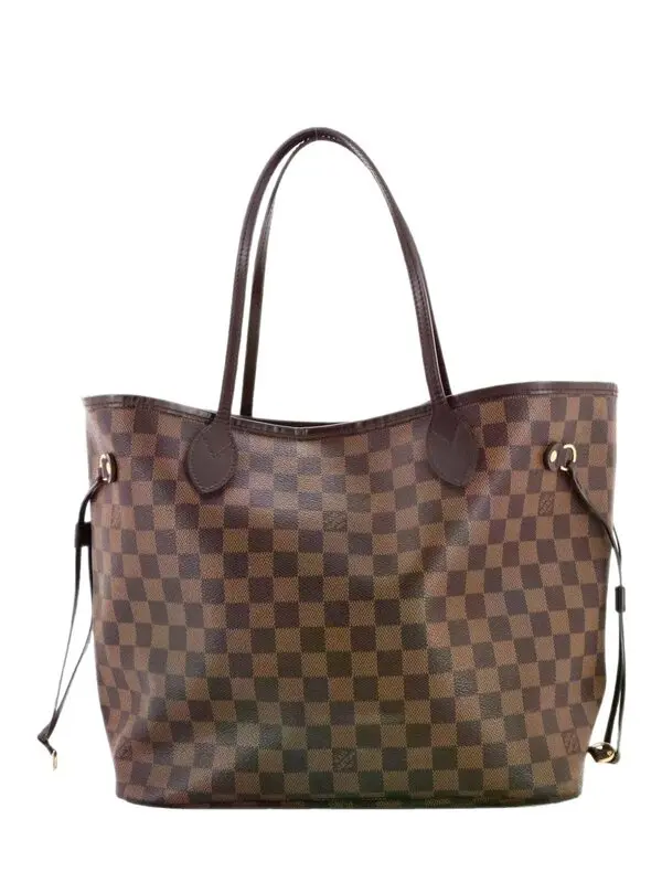 LOUIS VUITTON Damier Neverfull Mm Tote Bag - Brown