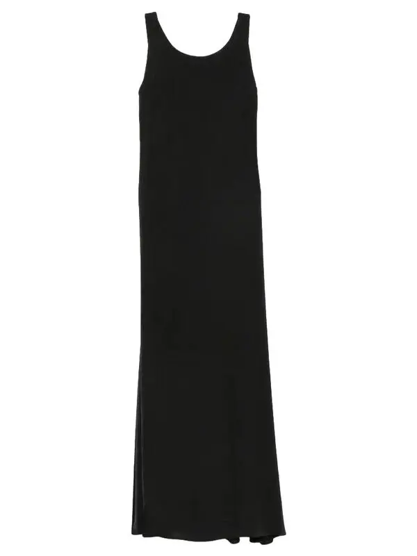 MOUTAKI Open-back Maxi Dress - Black