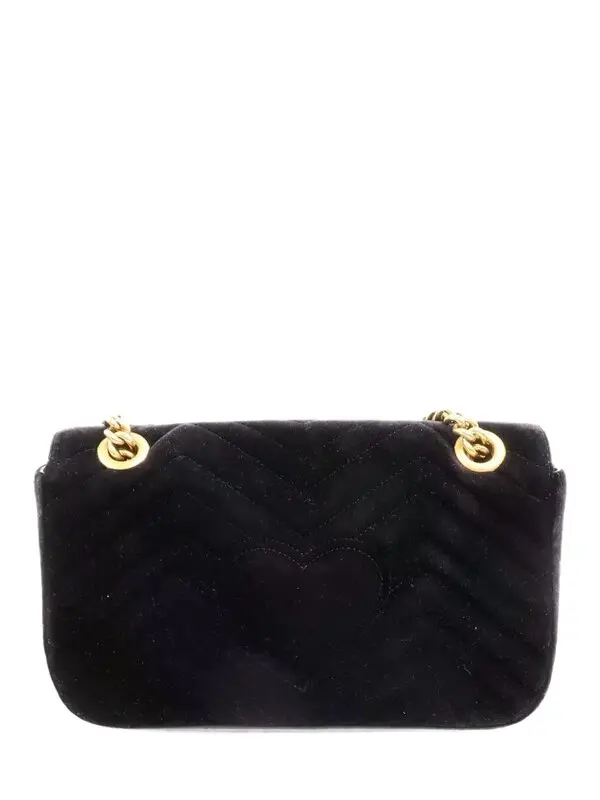 Gucci Gg Marmont Chain-strap Shoulder Bag - Black