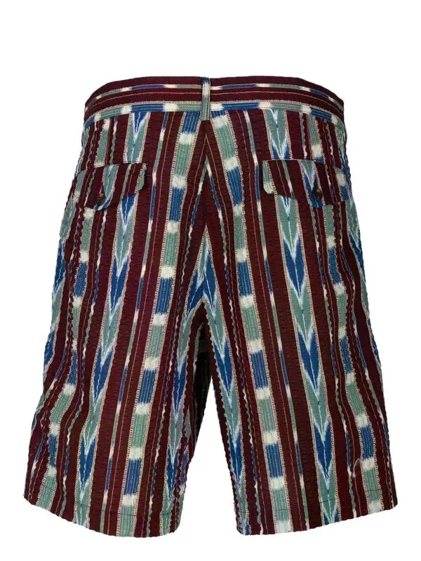 DOPPIAA Belted Shorts - Red