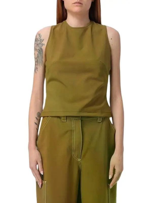 Sunnei Cut-out Backless Top - Brown