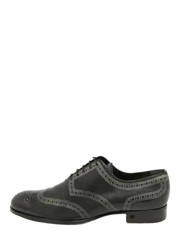 LOUIS VUITTON Leather Oxford Shoes - Black