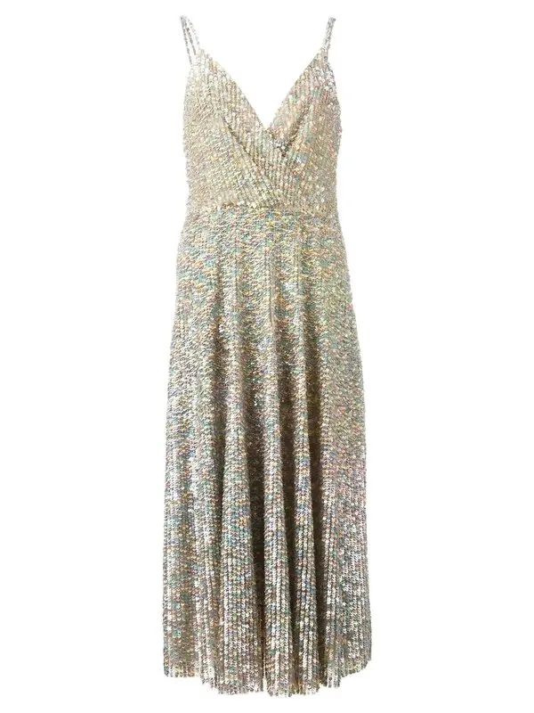 Valentino Garavani Sequinned Midi Dress - Multicolour
