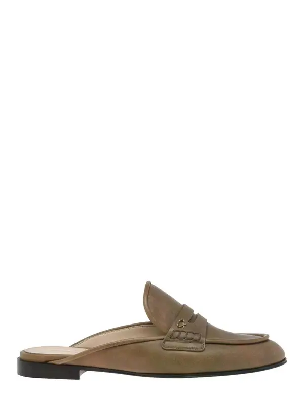 GIANVITO ROSSI Florio Mules - Brown