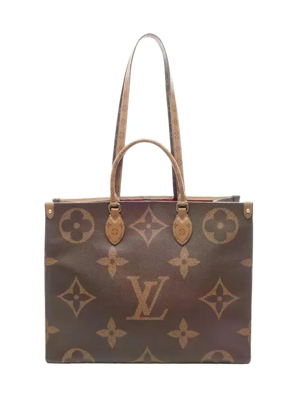 LOUIS VUITTON Giant Monogram Onthego Tote Bag - Brown